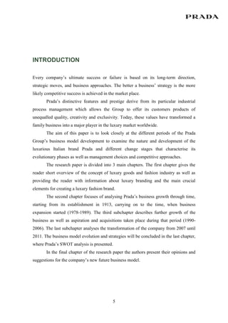 Prada Business Model Evolution and Future | PDF