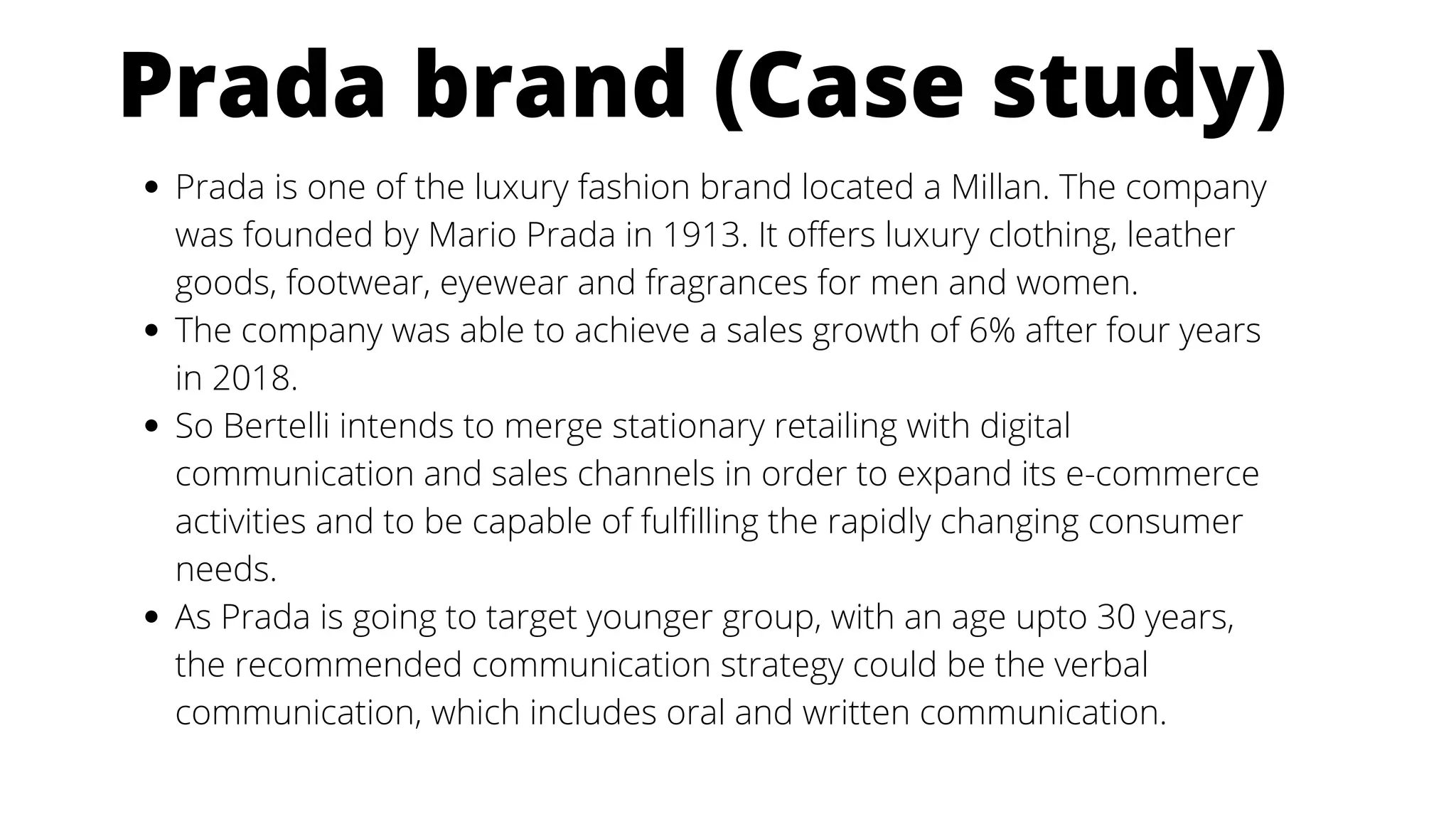 Prada brand (Case study) | PDF
