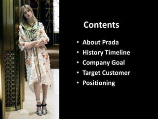 Marketing Mix of Prada | PPT