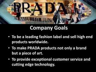 Marketing Mix of Prada | PPTX