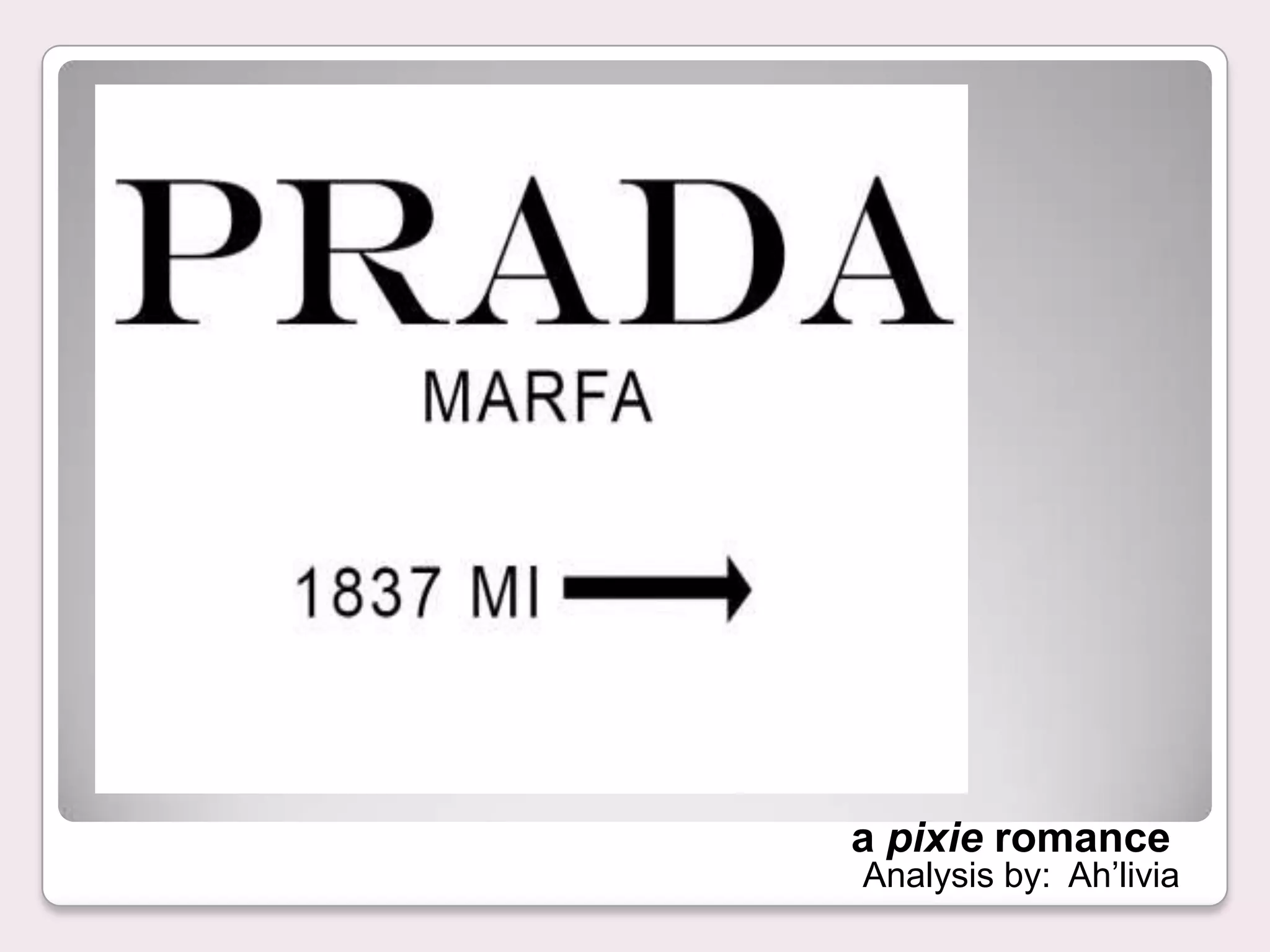 Prada marfa | PPT