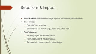 PRADA PPT.pptx Prada is a luxury fashion brand founded in 1913, | PPT