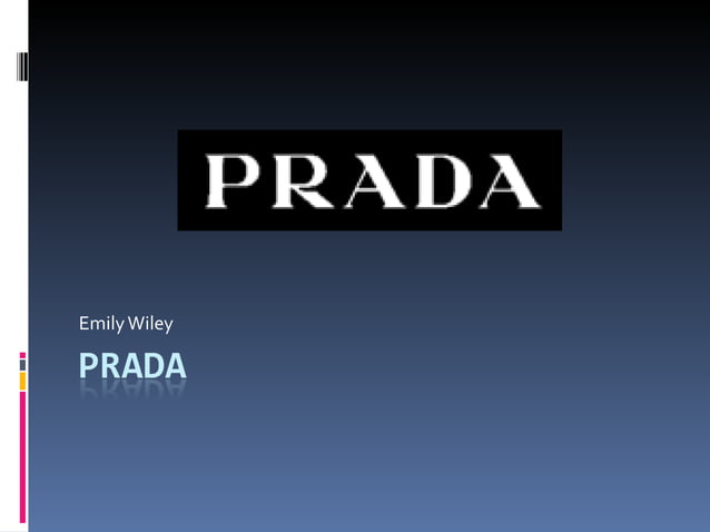 Prada slideshare | PPT