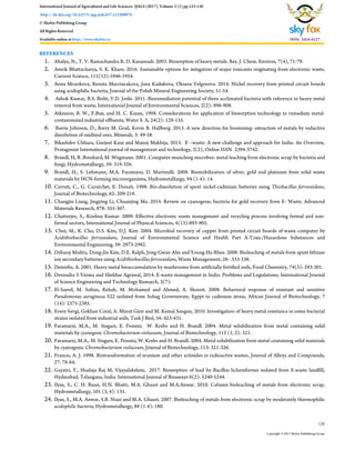 Review on Microbial remediation of Heavy metals from E-waste | PDF