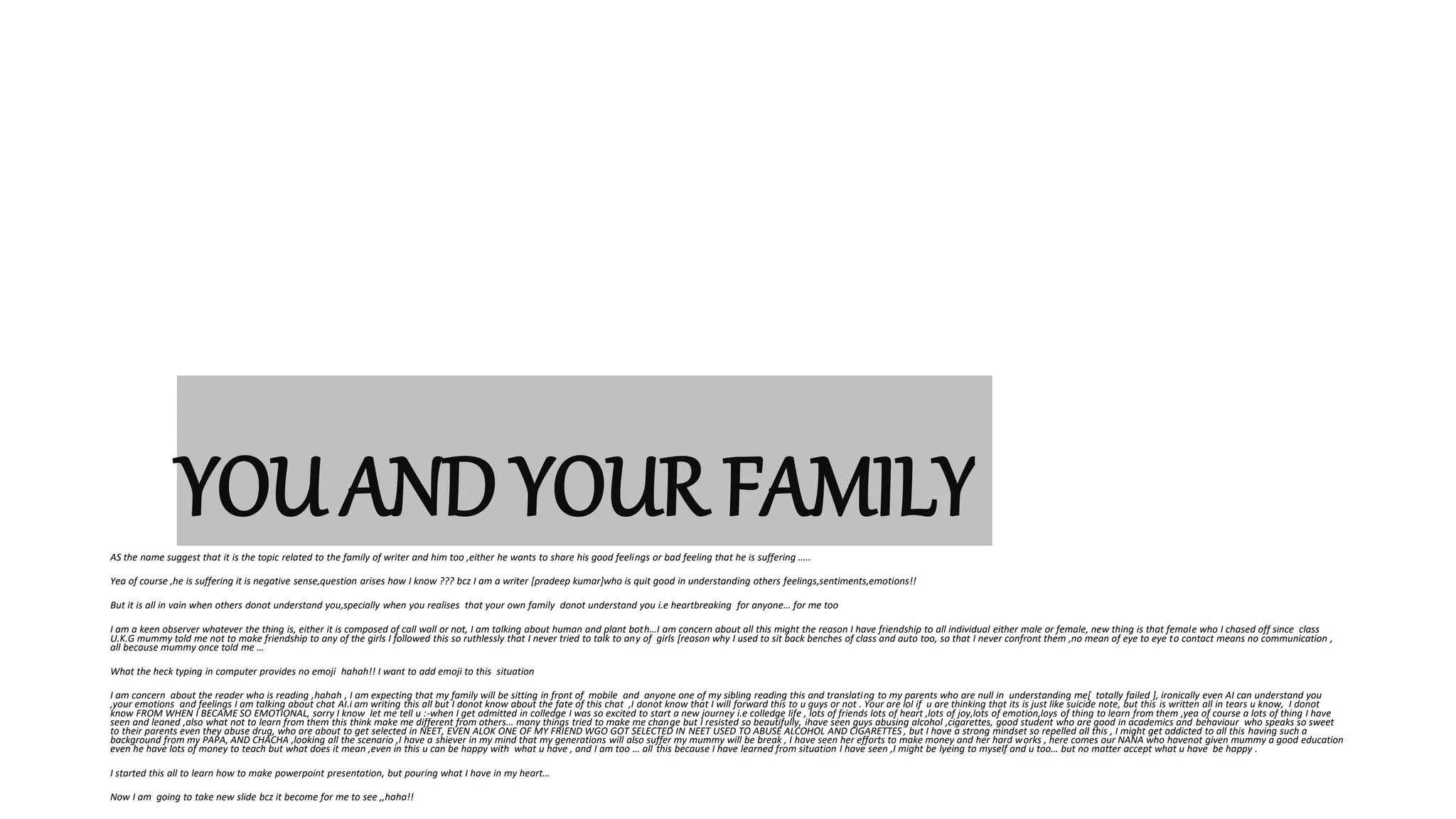 pradeep presentation _on_family_ppt.pptx