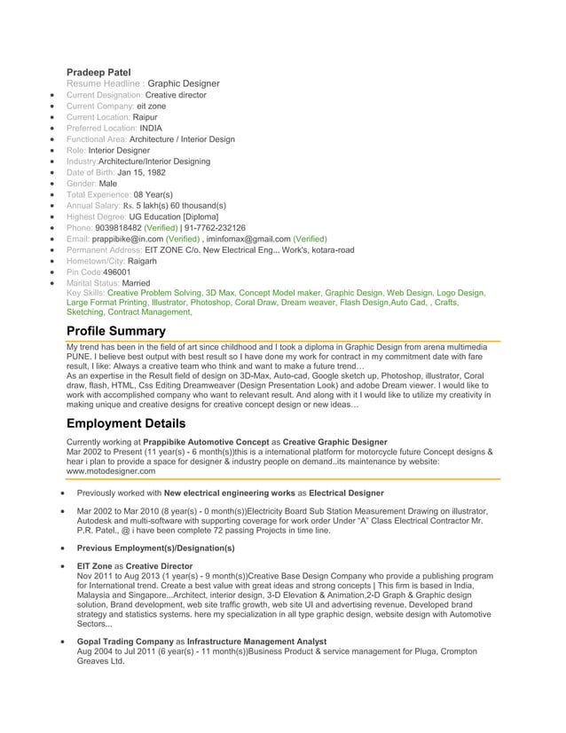 Pradeep patel | PDF
