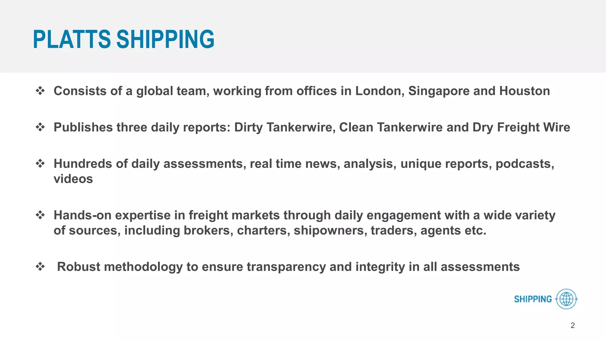 Pradeep rajan platts shipping | PPT