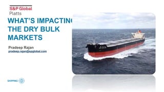 Pradeep rajan platts shipping | PPT