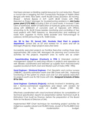 Pradeep resume feb 2017 | DOC | Civil Engineering Industry | Industries