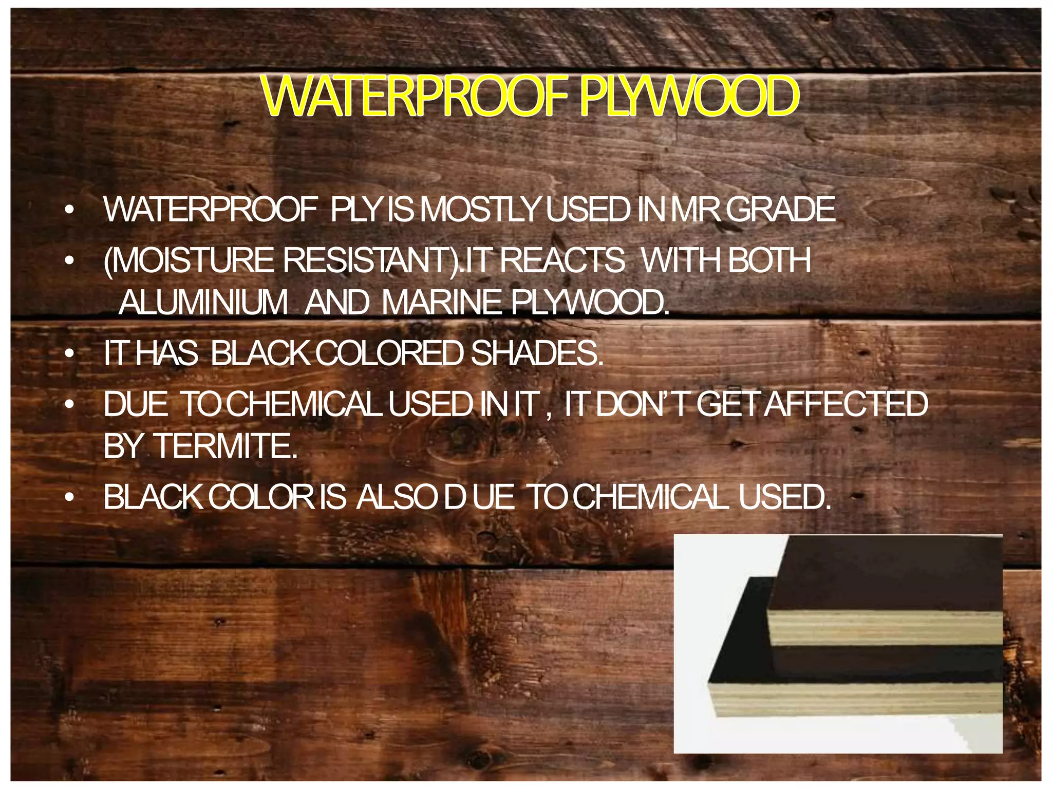 Plyboard & Blockboard in interior design | HDF | MDF | PPTX