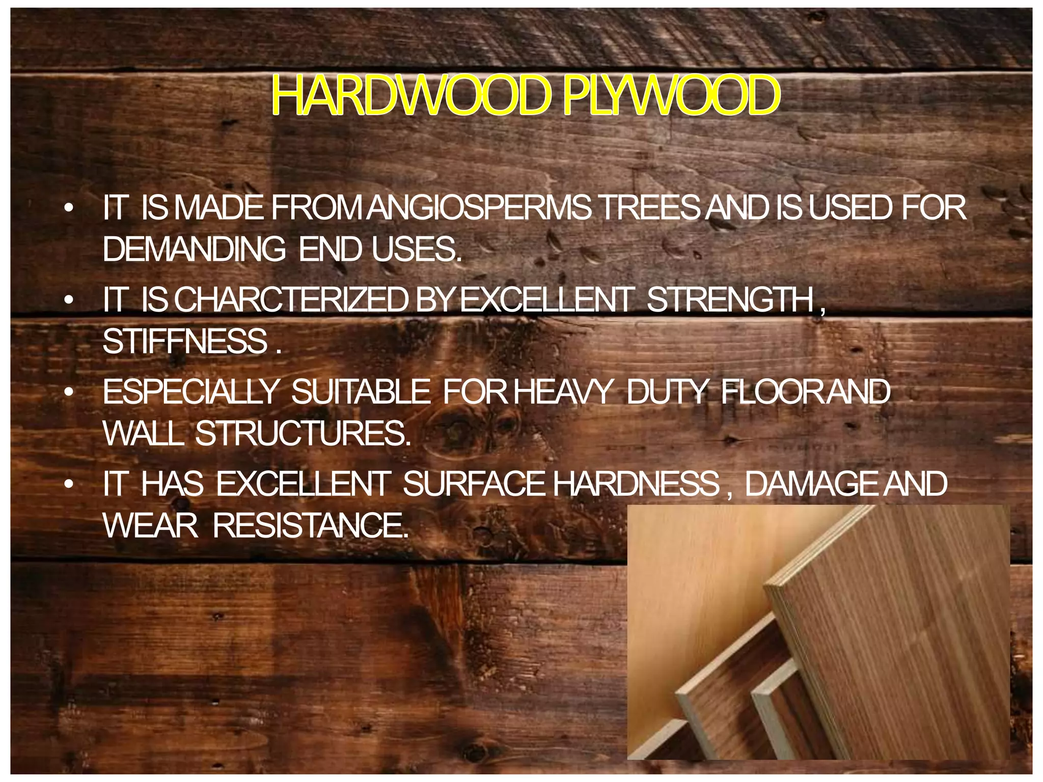 Plyboard & Blockboard in interior design | HDF | MDF | PPTX