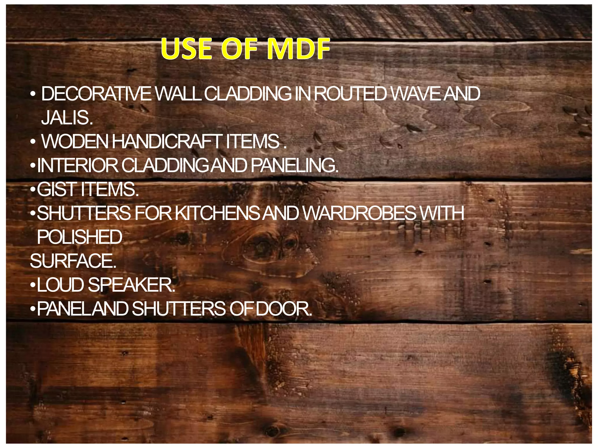 Plyboard & Blockboard in interior design | HDF | MDF | PPTX