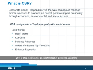 Pradeep tonpe csr is not charity!v4 | PPT