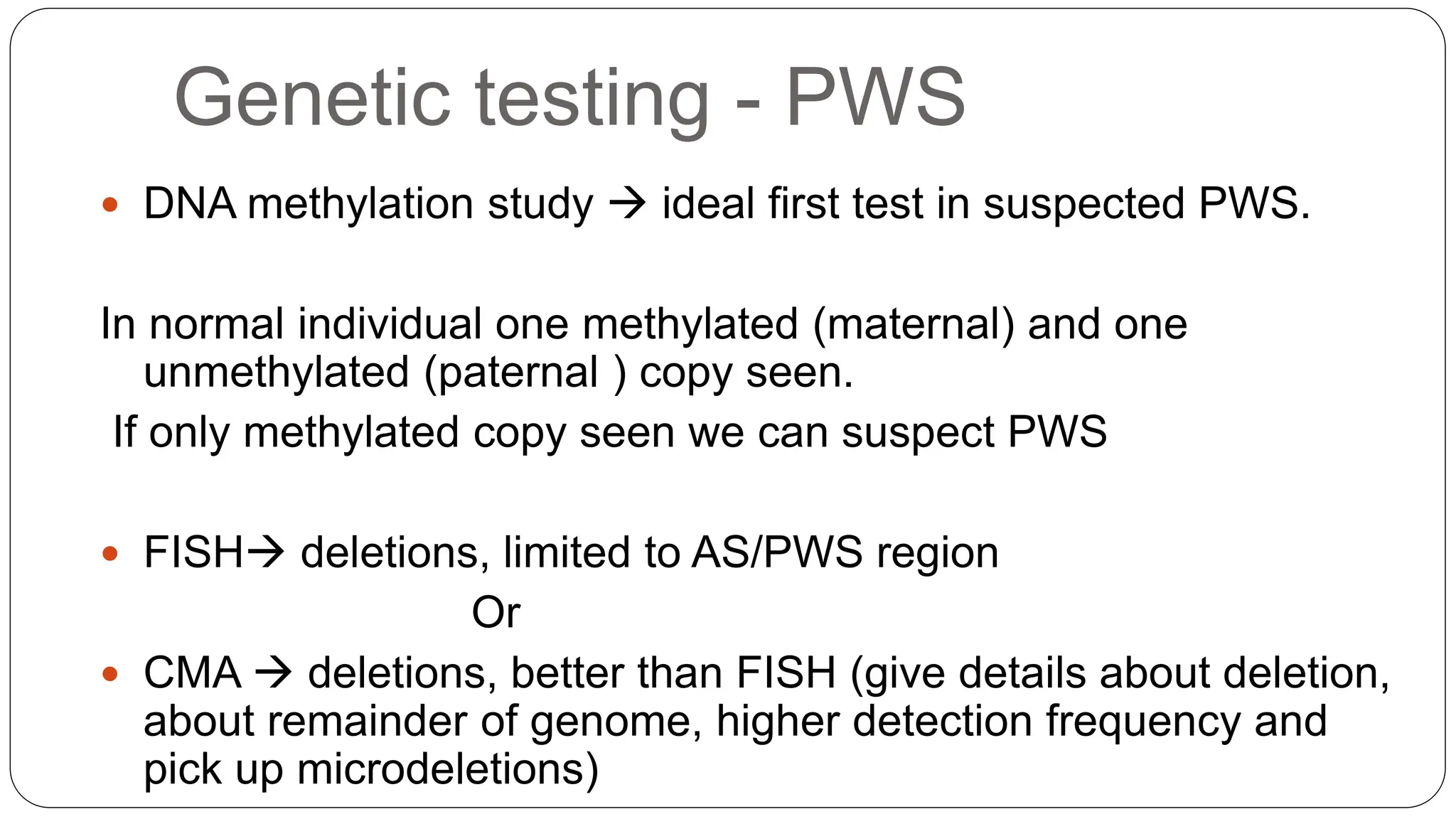 Prader Willi syndrome and Genetics and differentials | PPTX