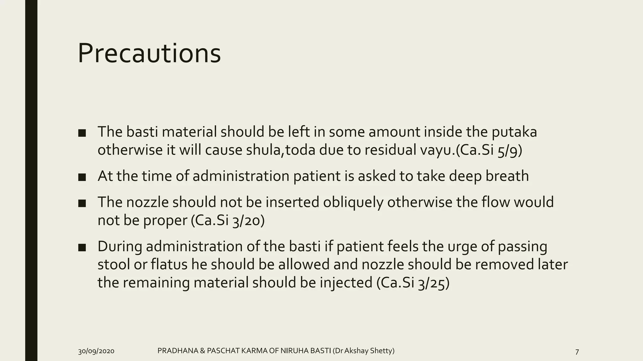 Pradhana karma niruha basti | PPTX