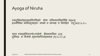 Pradhana karma niruha basti | PPTX