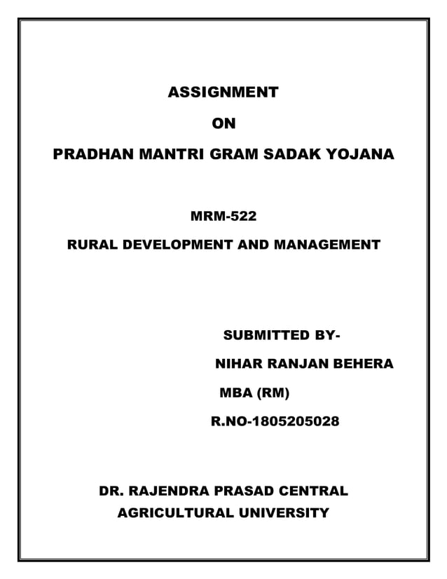 PMGSY | PDF | Free Download