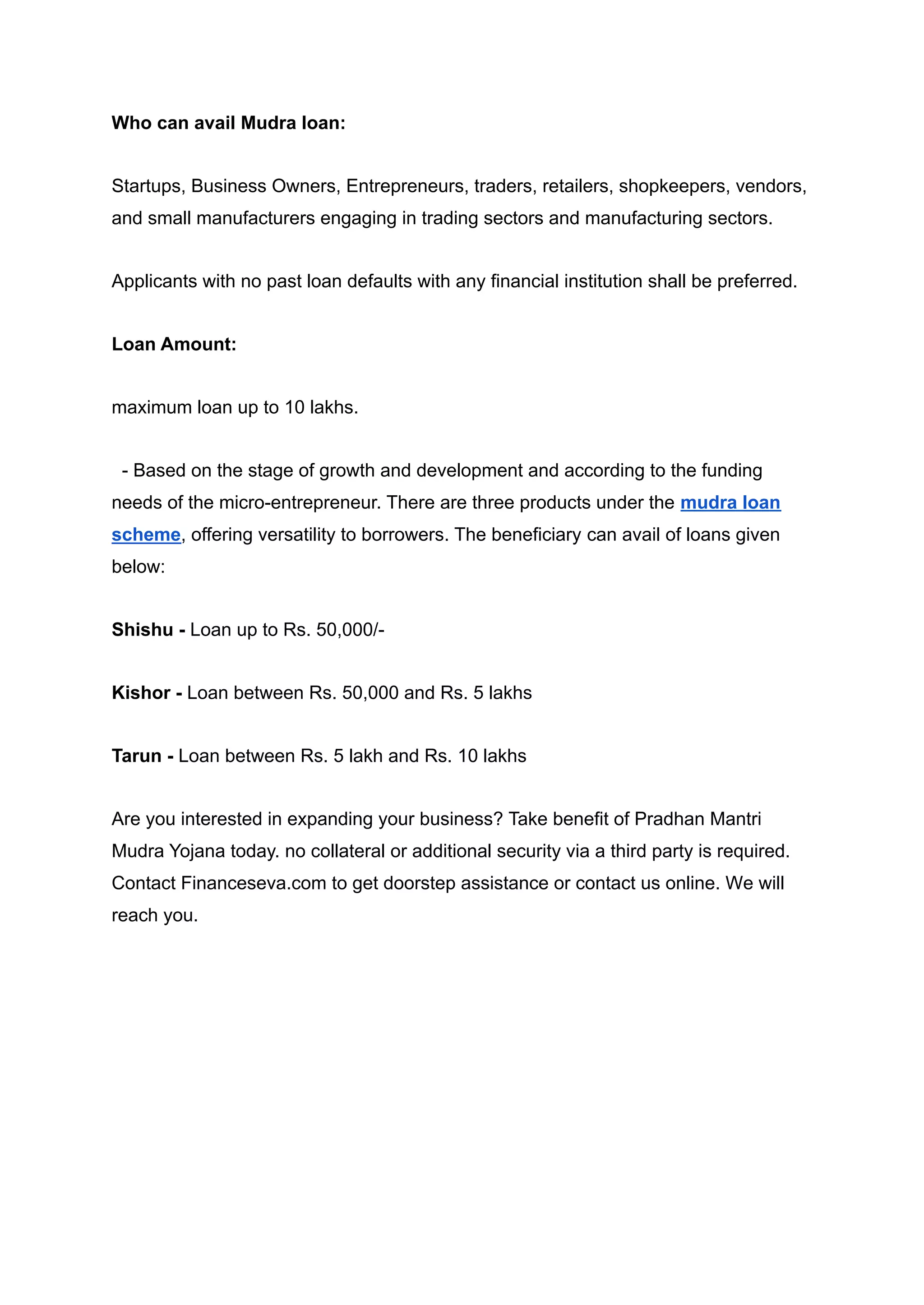 Pradhan Mantri Mudra Yojna | PDF