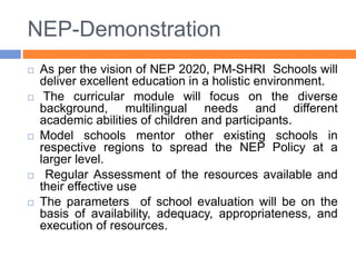 Pradhan Mantri Schools for Rising India Scheme. | PPTX