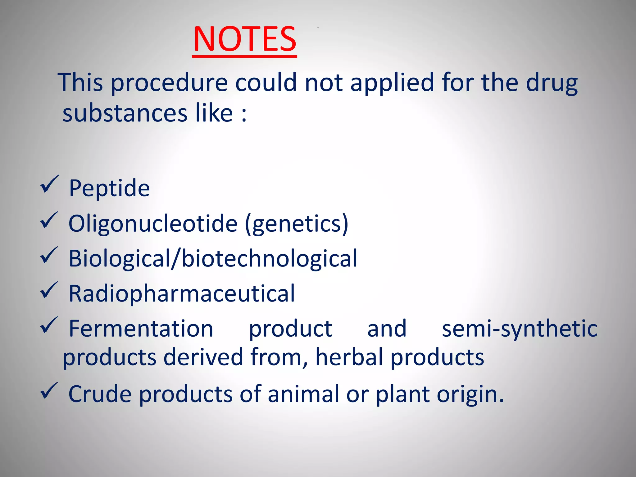 IMPURITIES AND STABILITY STUDIES | PPTX