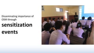 Leading by action: In making a strong and vibrant OSM community in ...