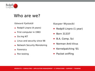 PRADS presentation (English) @ University of Oslo by Ebf0 and kwy | PDF