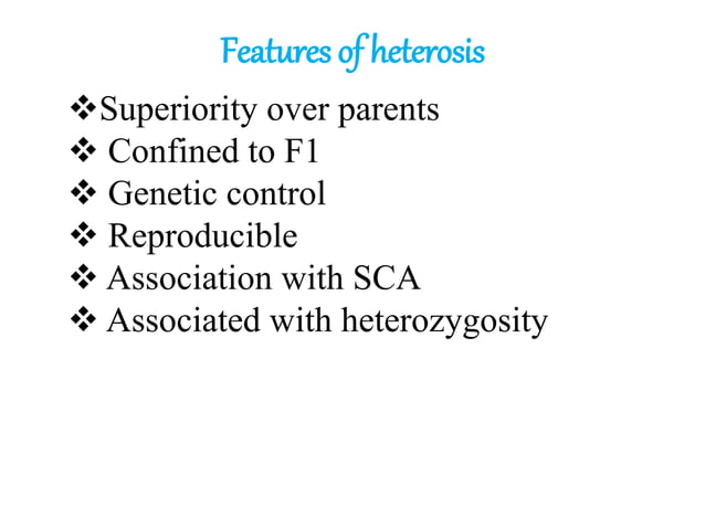 heterosis breeding.pptx | Genetics | Science