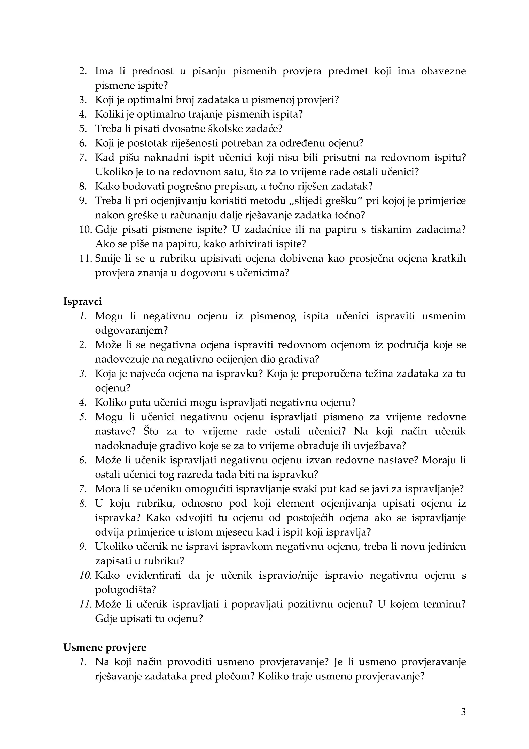 Praćenje i ocjenjivanje učenika | DOC