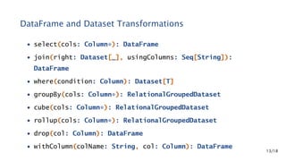 Apache Spark — Fundamentals and MLlib | PPT