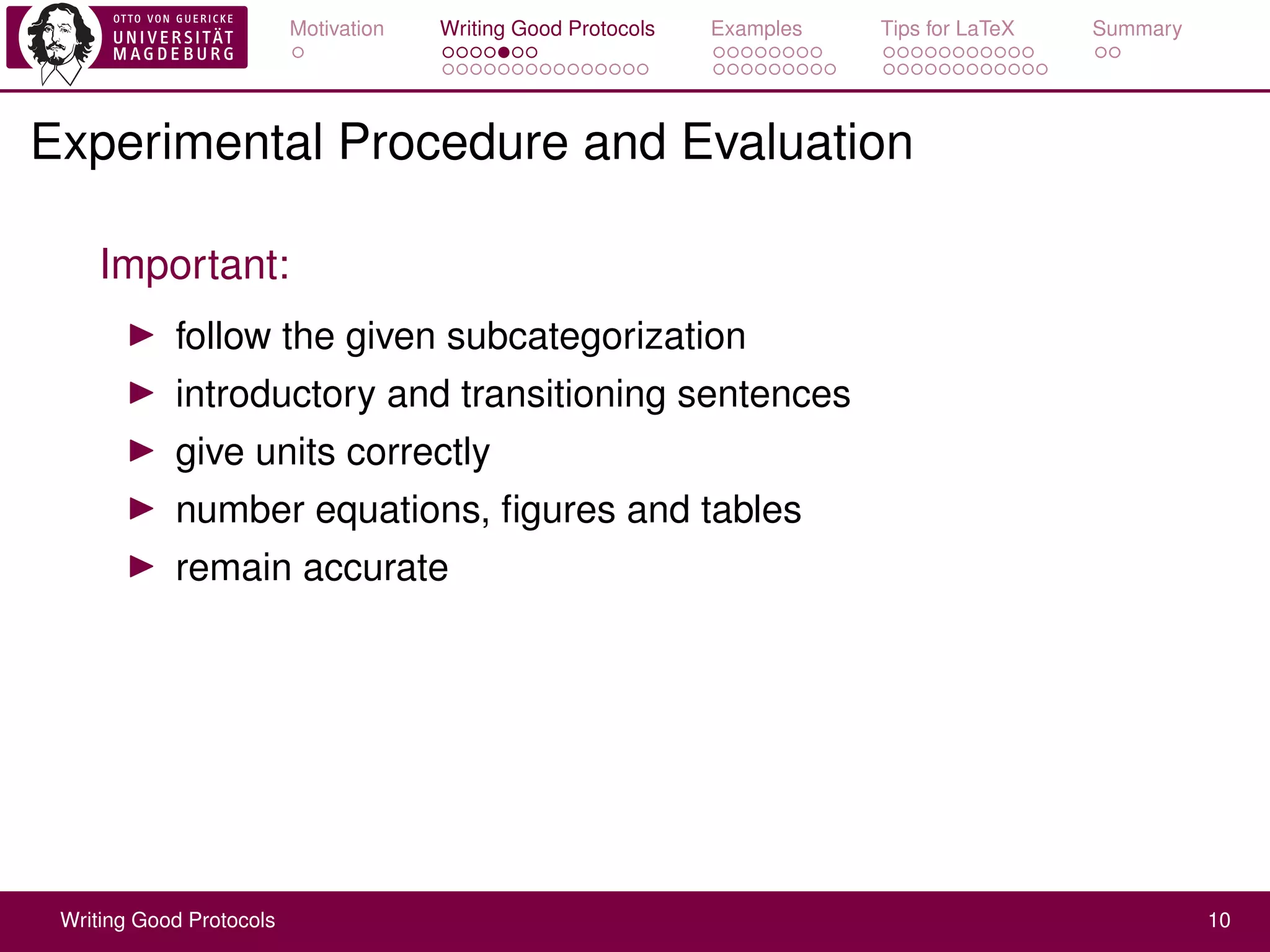 How to Write a Good Protocol | PDF