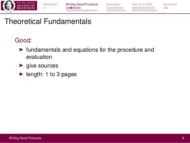 How to Write a Good Protocol