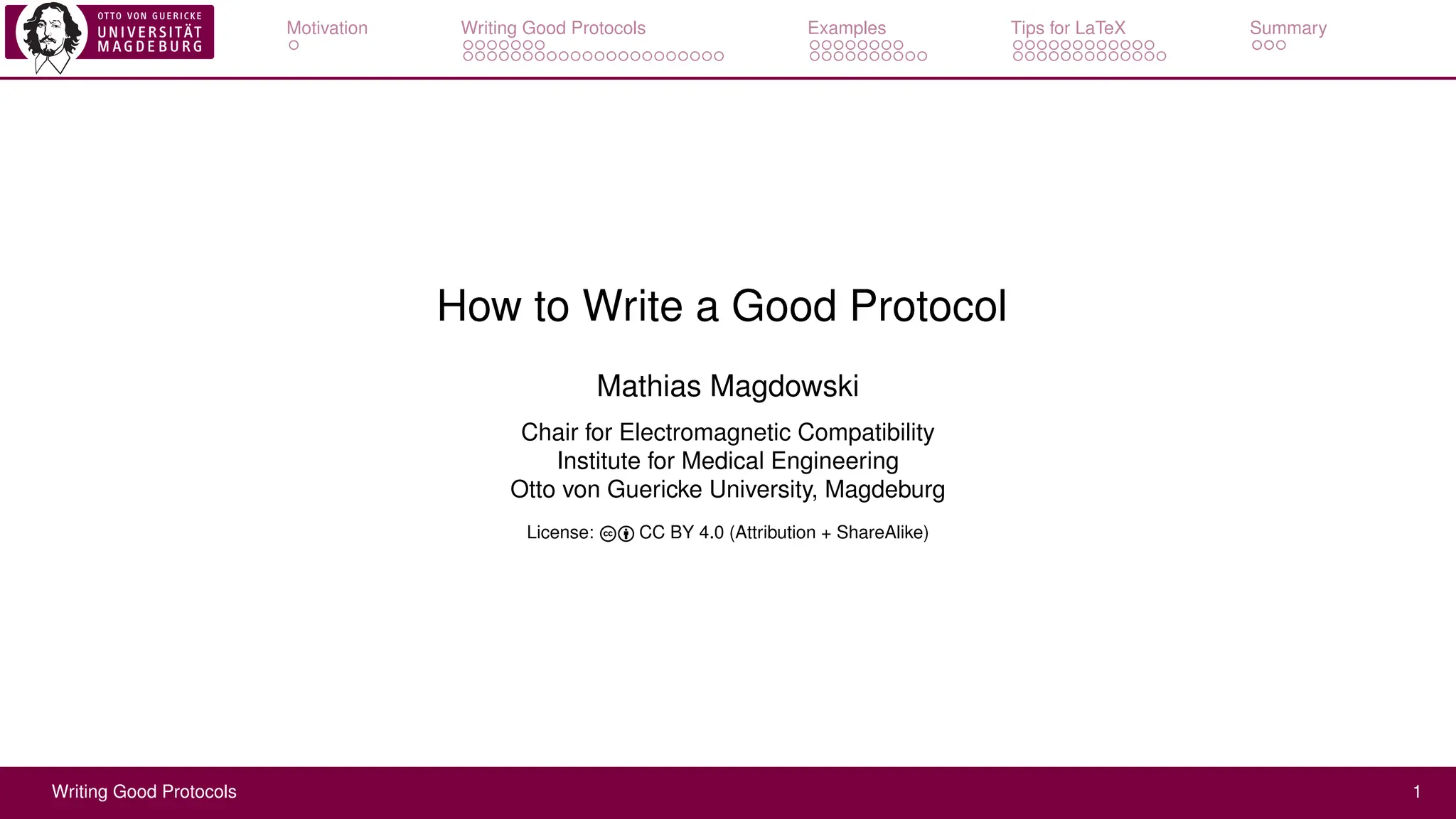 How to Write a Good Protocol (2025 IEEE Workshop) | PDF