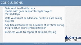 Agile Data Mining with Data Vault 2.0 (english) | PPT
