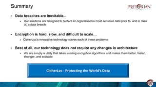 Praetorian secure encryption_services_overview | PPT