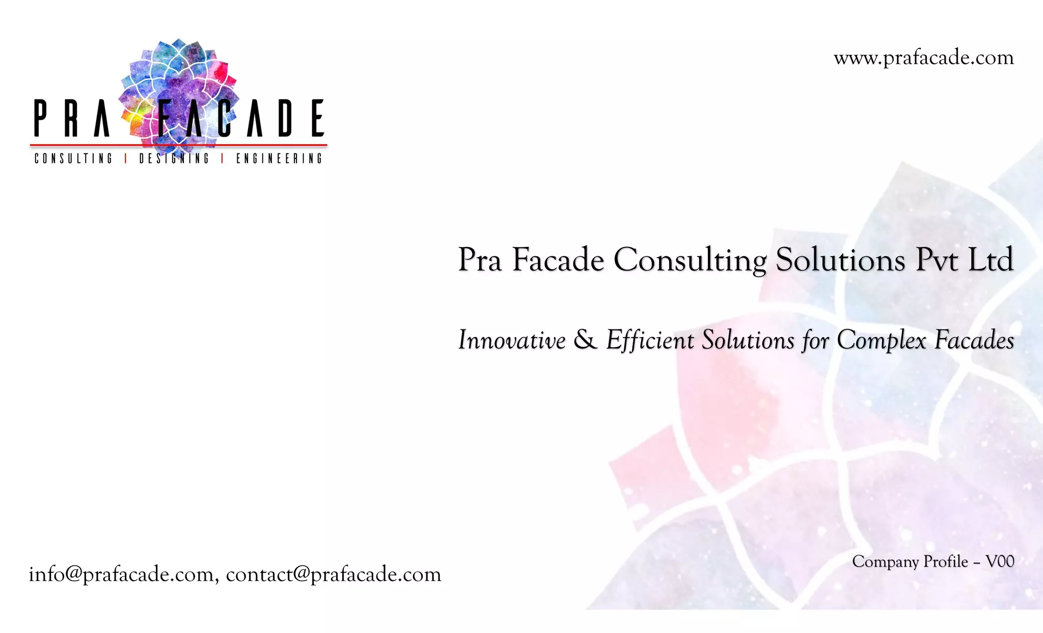 Pra Facade Consulting Solutions Pvt Ltd Profile V00 | PDF