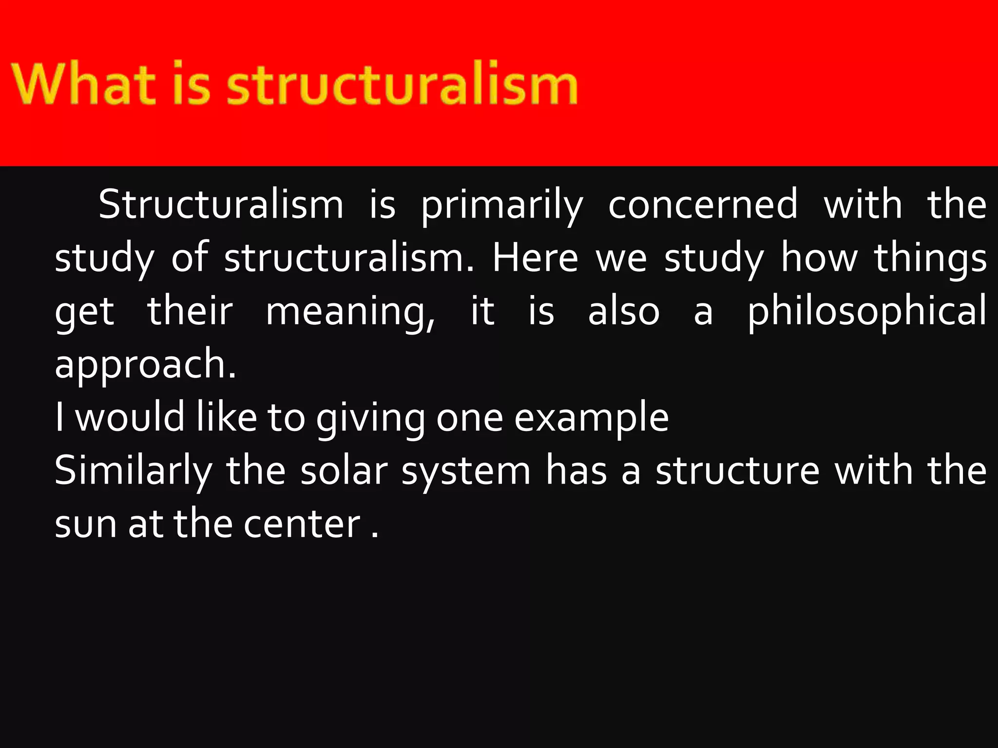 difference between structuralism and post structuralism | PPTX