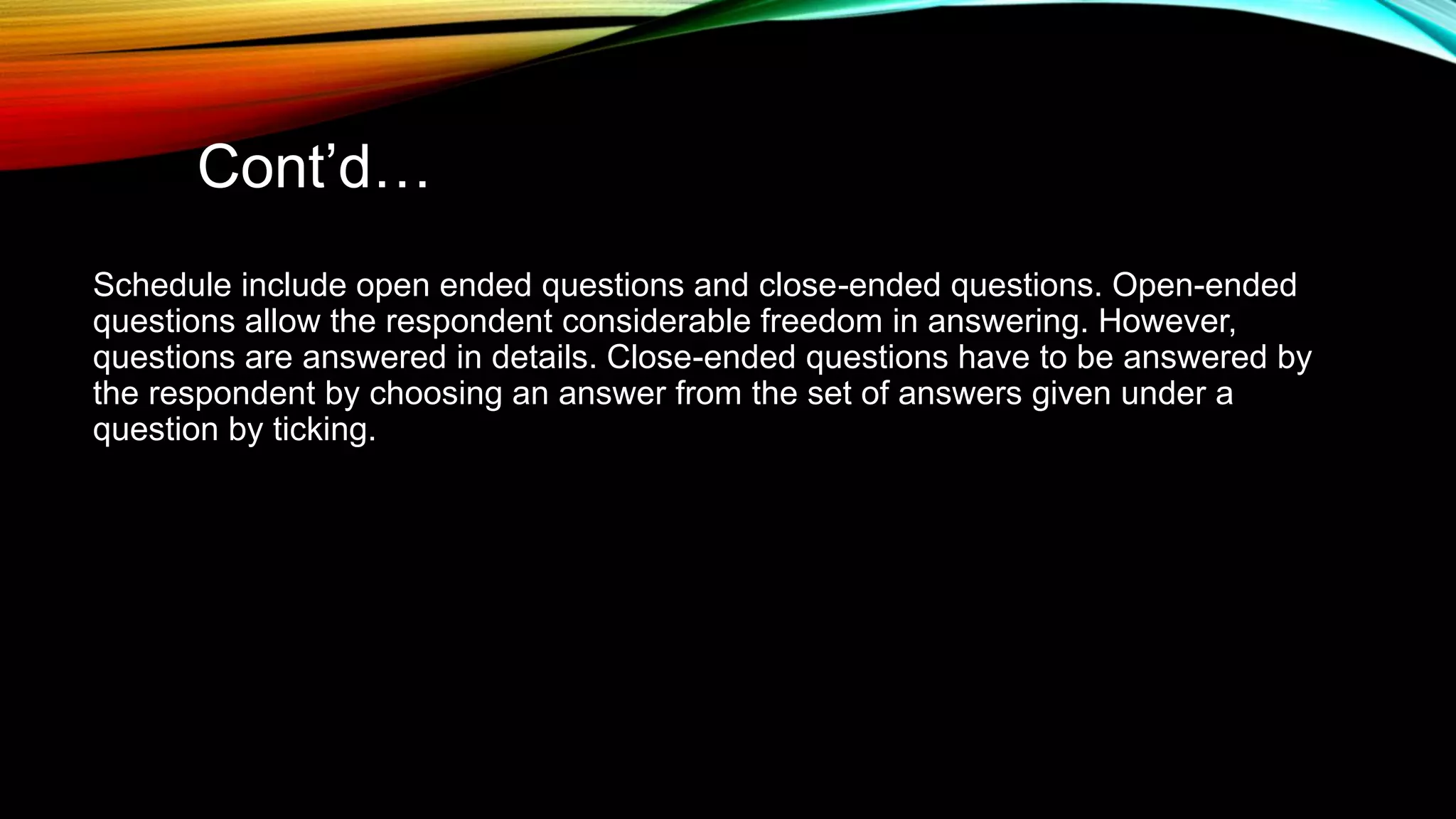 Schedules and questionnaire for data collection-Pragathi G S | PPTX