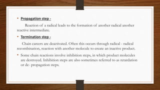 Hydrogen - Chlorine Chain Reaction | PPTX