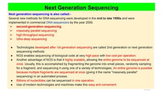 Next Generation Sequencing | PPT
