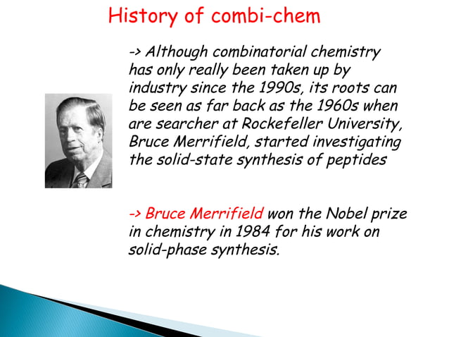 Combinatorial chemistry | PPT