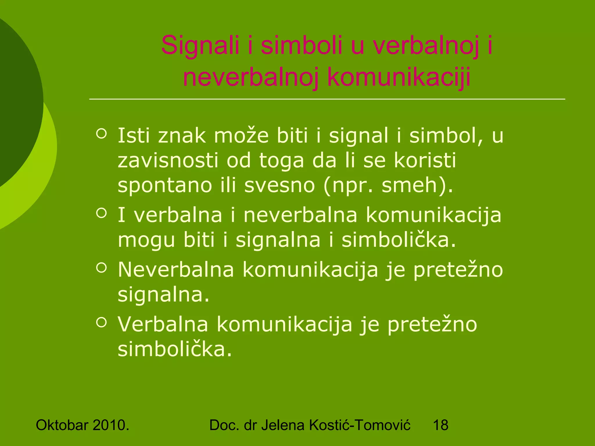 Komunikacija i pragmatika | PPT