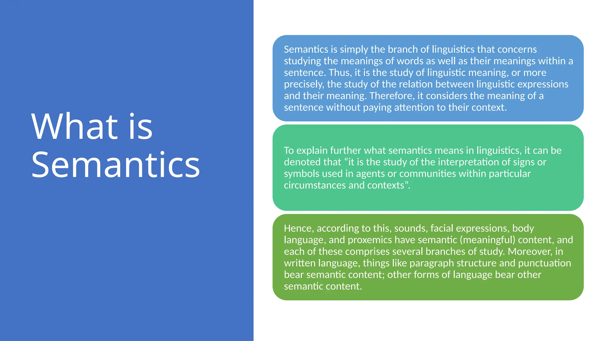 Pragmalinguistics- Semantics and Pragmatics | PPTX | Science
