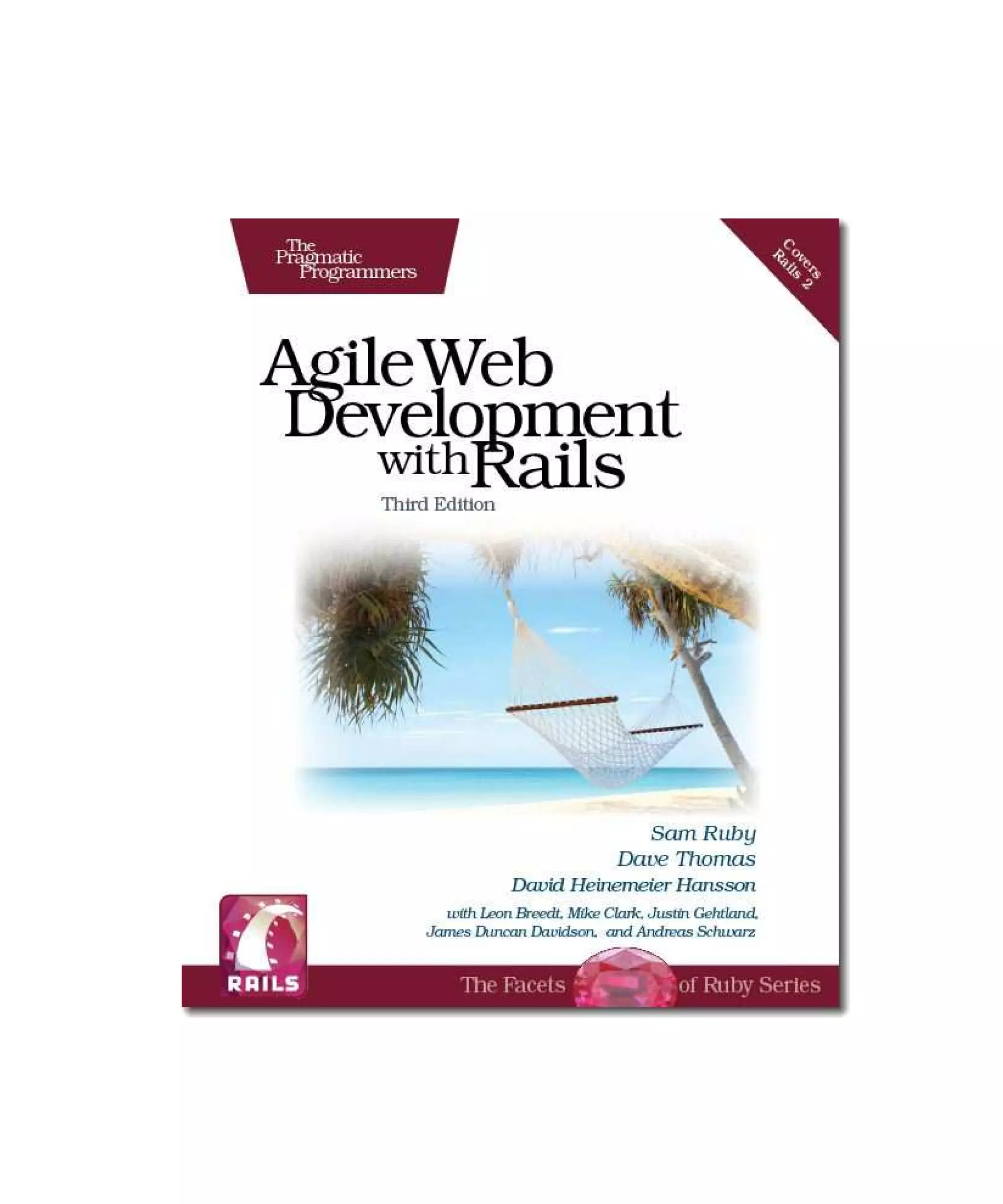 Pragmatic Agile Web Development With Rails 3rd Edition 2009