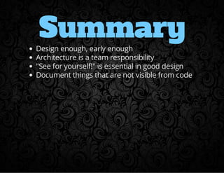 Pragmatic Architecture for Agile Teams | PPT