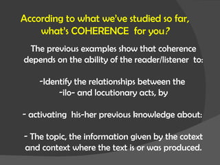 Cohesion In English Texts | PPT