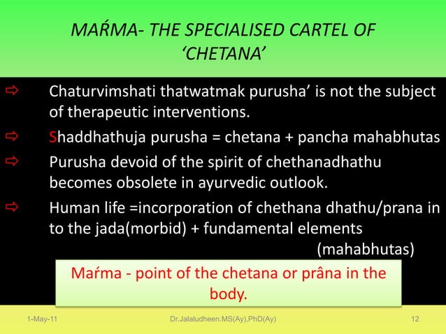 Pragmatic concept of marma | PPTX