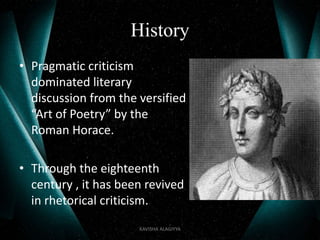 Pragmatic criticism by Kavisha Alagiya | PPT