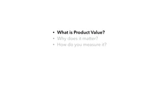 What is Product Value? | PDF