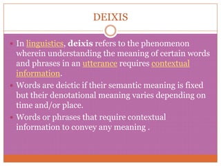 Pragmatic ( linguistics p pt ) | PPT