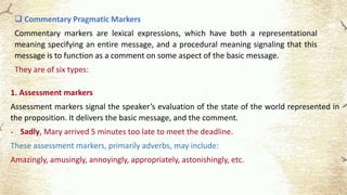 Pragmatic Markers. | PPTX